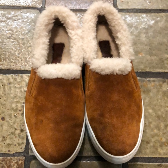 M. Gemi | Shoes | M Gemi Made In Italy Shearling Lined Suede Slip On ...